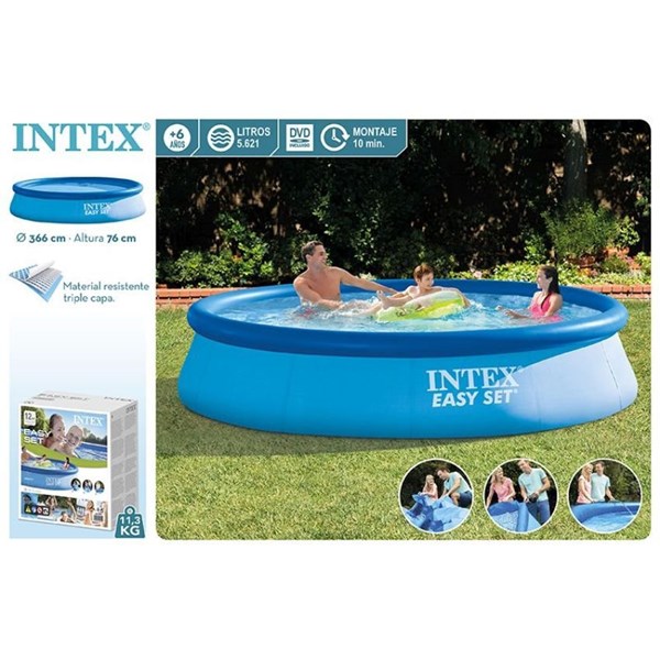 Intex puhafalú medence vízforgatóval - medencediszkont.hu
