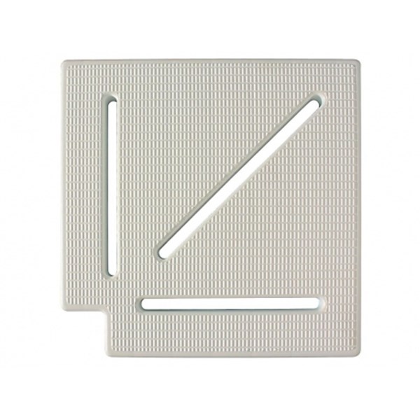 Túlfolyó sarok elem 90º 145mm - medencediszkont.hu